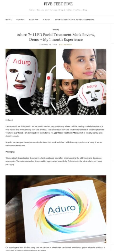 Aduro 7+ 1 LED Facial Treatment Mask Review - Aduro® Official Brand Owner
